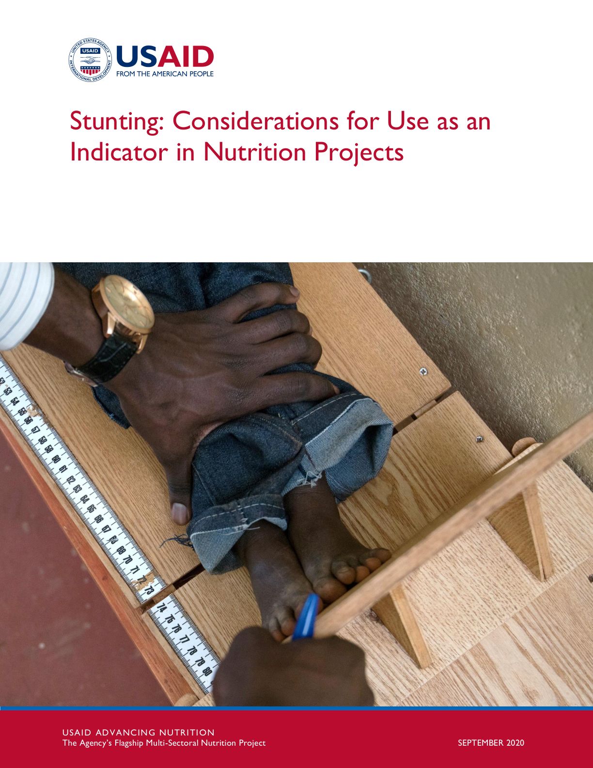 Stunting: Considerations for Use as an Indicator in Nutrition Projects ...