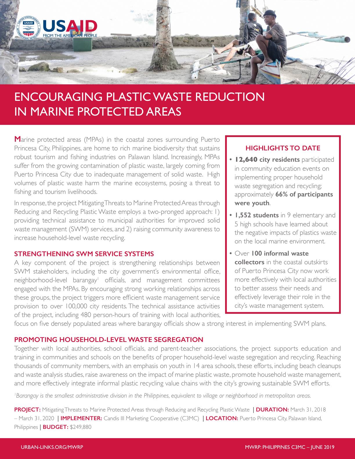 C3MC Fact Sheet: Reducing and Recycling Plastic Waste - DECfinder
