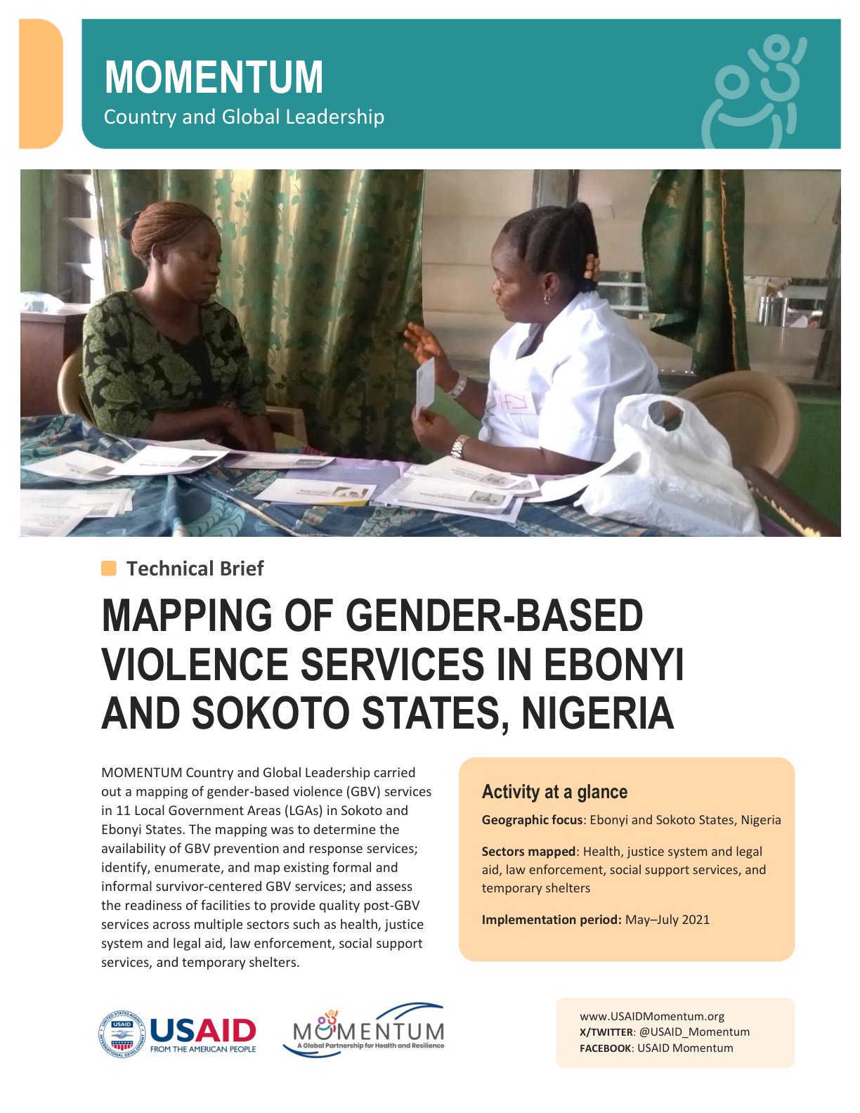 Technical Brief: Mapping Gender-Based Violence Services in Nigeria ...